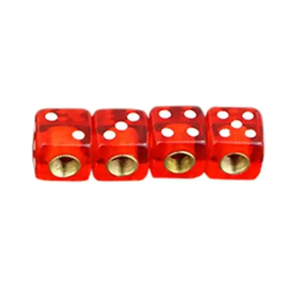 Dice Valve Cap Set – Style Upgrade | Cooly Bikes